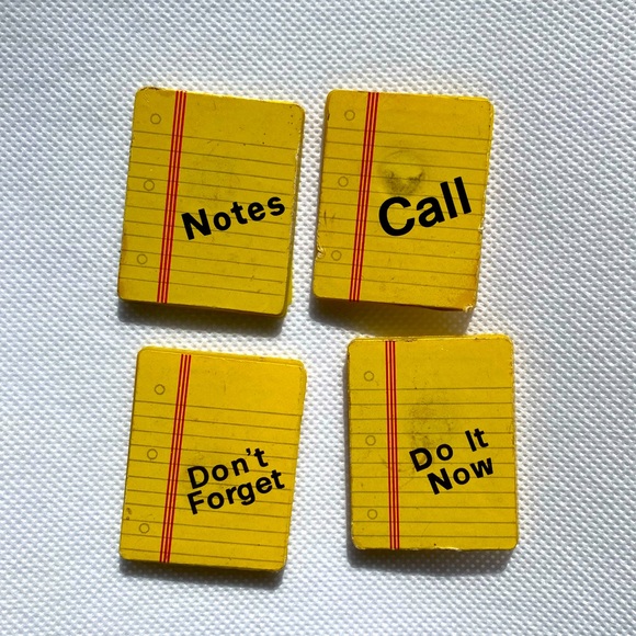 Kitchen | Vintage Note Message Magnets | Poshmark